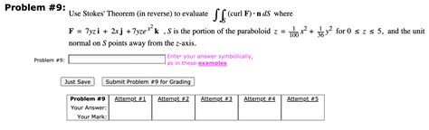 Solved Problem 9 Use Stokes Theorem In Reverse To