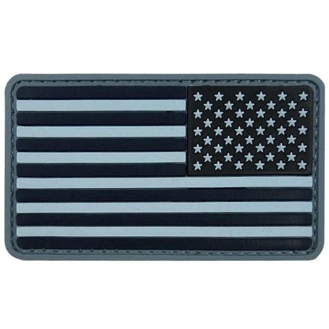 Us Flag Pvc Patch Navy