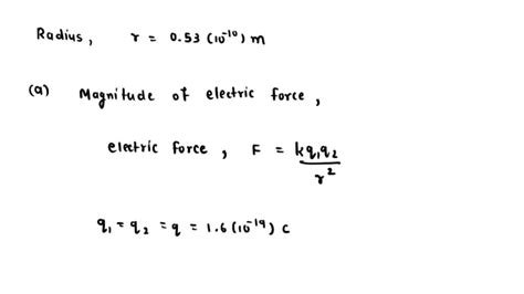 Solved Determine The Magnitude And Direction Of The Electric Force On