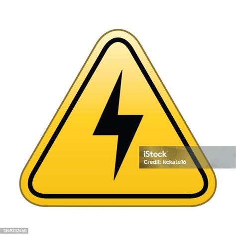 고전압 아이콘 위험 벡터 기호 흰색 배경에 격리 된 전기의 삼각형 아이콘 현대 교통 신호 재고 위험 전기 위험 번개에 대한 스톡 벡터 아트 및 기타 이미지 Istock