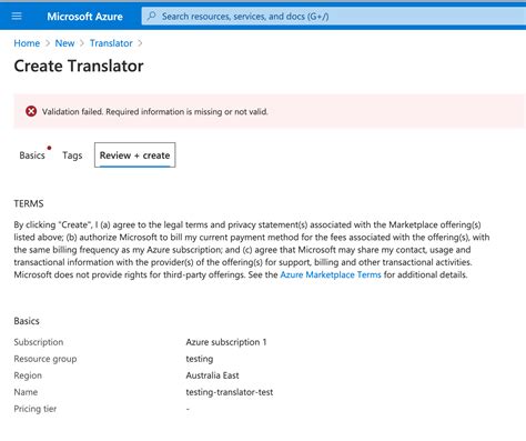 How To Try Translator Service On Free Account Of Azure Stack Overflow