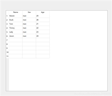 Qtablewidget入门内容（建立增删改查）代码讲解qtablewidget查找内容是否存在 Csdn博客