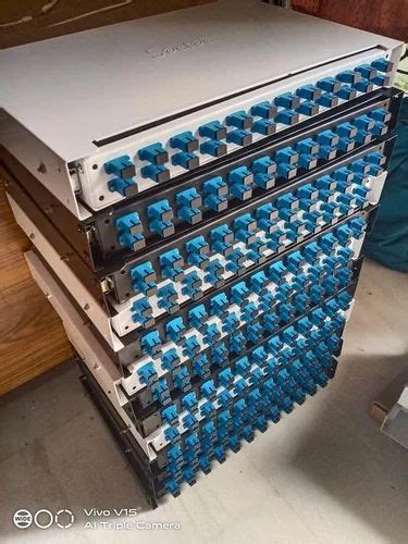 Fiber Patch Panel Box 24 Core Sc Pc Fully Loaded Sliding For Networking Devices At ₹ 2800 Piece