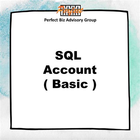 Sql Accounting Software Sql Account Basic Pbag