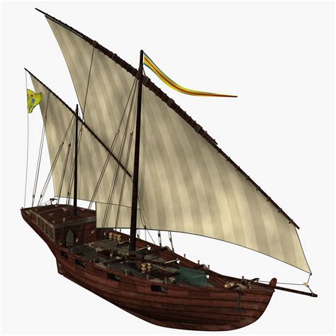 Dhow 3d Model 49 3ds Dxf Fbx Lwo Max Obj Free3d