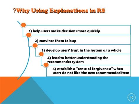 Visualization Of Explanations In Recommender Systems Ppt