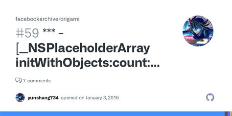 nsplaceholderarray initwithobjects count ] attempt to insert nil object from objects[0
