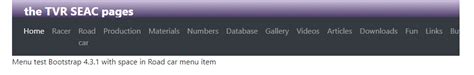 Navbar Is Truncated When Menu Item Contains A Space Issue Twbs Bootstrap Github
