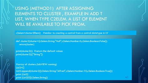 Labview Array Of Cluster And Python List Of Dictionary Test Engineers