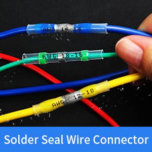 450pcs Solder Seal Wire Connectors Self Soldering Heat Shrink Butt