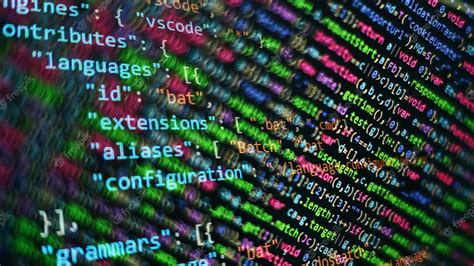 Premium Photo Web Developing Programming Language For Website Coding