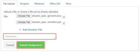 how do i submit multiple documents to a canvas assignment nebraska