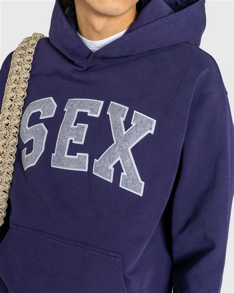 Carne Bollente Sex Hoodie Navy Blue