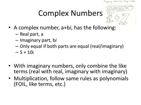 PPT Complex Numbers PowerPoint Presentation Free Download ID