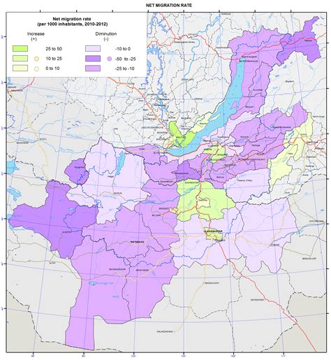 Net Migration Rate Map English