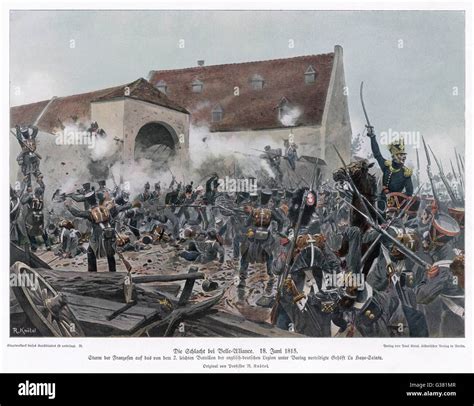 Bataille De Waterloo La Bataille De La Haye Sainte 1815 Date 18