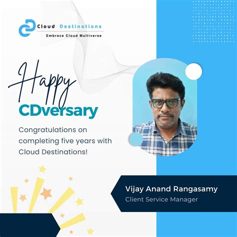 Workanniversary Leadershipinaction Clientsuccess Cdversary Clouddestinations Cloud