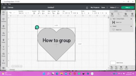 The Simple Way To Group Attach In Design Space Redbuds Ribbons