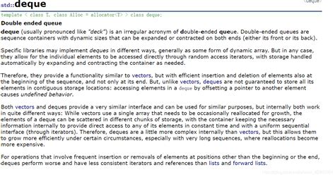 Stl序列式容器之deque底层实现及使用详解 Csdn博客