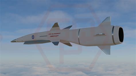 3d Model Hypersonic Rocket Vr Ar Low Poly Cgtrader
