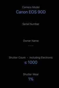 How To Check Canon EOS D Shutter Count A Simple Guide Jessica Withey Photography