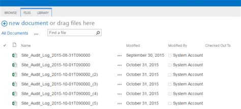 Retrieve Sharepoint Audit Logs Programmatically Using C Server Side Object Model