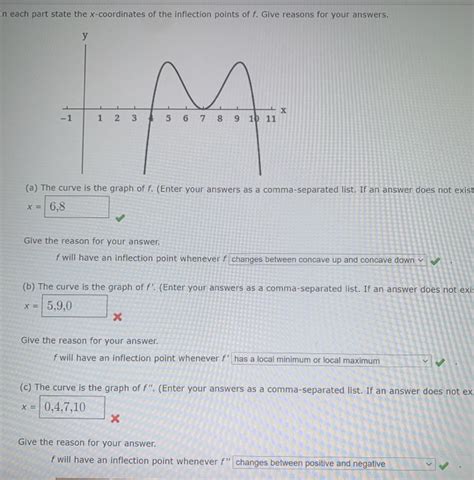 Solved In Each Part State The X Coordinates Of The