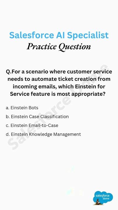Salesforce Ai Specialist 100 Practice Questions Salesforce Dome
