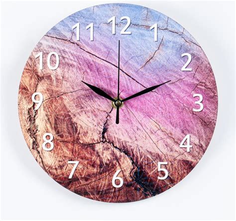 Часы настенные Горная порода дискретный ход D 23 5 см купить по низкой цене в интернет