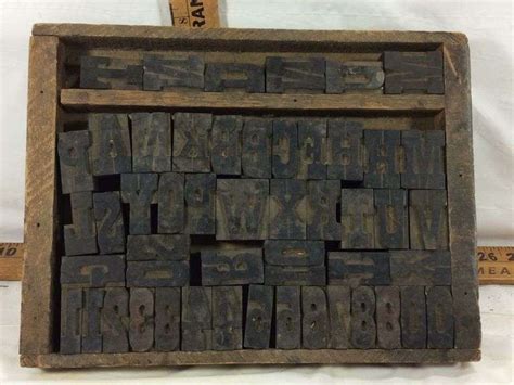 Print Type Drawer Sherwood Auctions