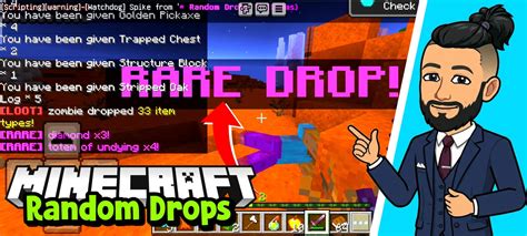 Random Drops Ultimate Chaos Loot Minecraft Bedrock Addons Curseforge