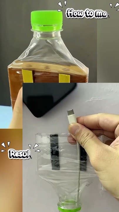 Diy Charger Holder From Plastic Bottle Creative Phone Charging