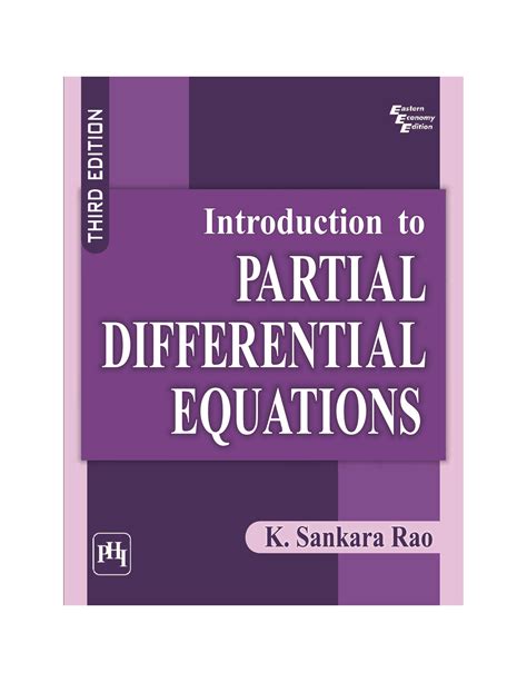 B Sc Introduction To Partial Differential Equations English Version Publisher Phi