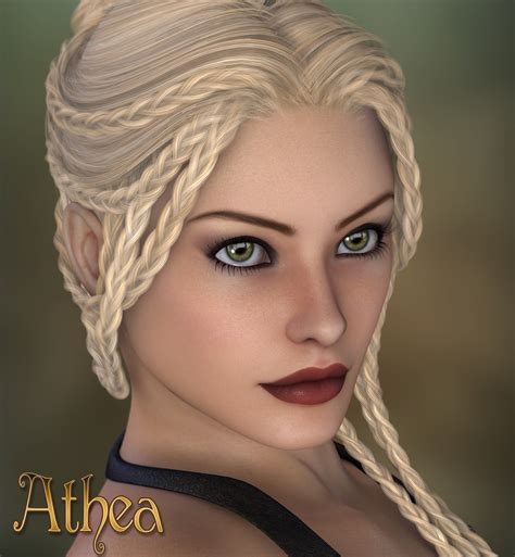 Athea V4 Girl 3d Figure Assets Digipixel