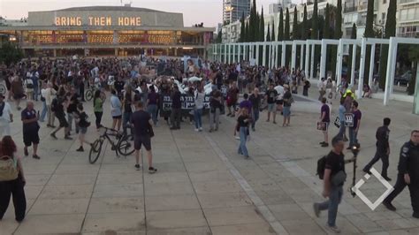 თელ ავივში მომიტინგეებმა ღაზაში შიმშილისა და ომის დასრულება მოითხოვეს Adjara Tv