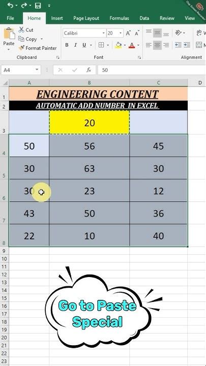 Automatic Add Number In Excel Excel Shorts Ytshorts Exceltips Tutorial Shortvideo