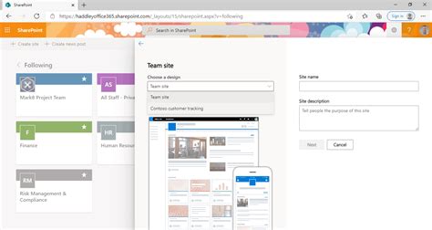 sharepoint site designs and site scripts