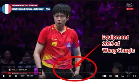 Wang Chuqin Equipment Updated Pingsunday