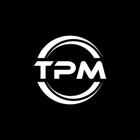 Tpm Letter Logo Design In Illustration Vector Logo Calligraphy