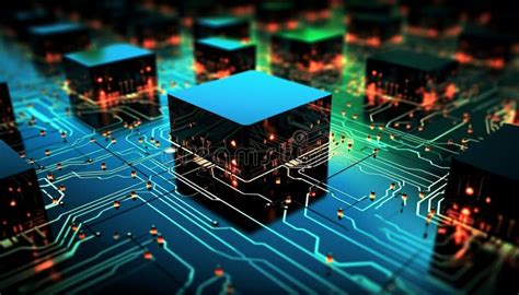 Computer Network Computer Security Stock Illustration Illustration Of