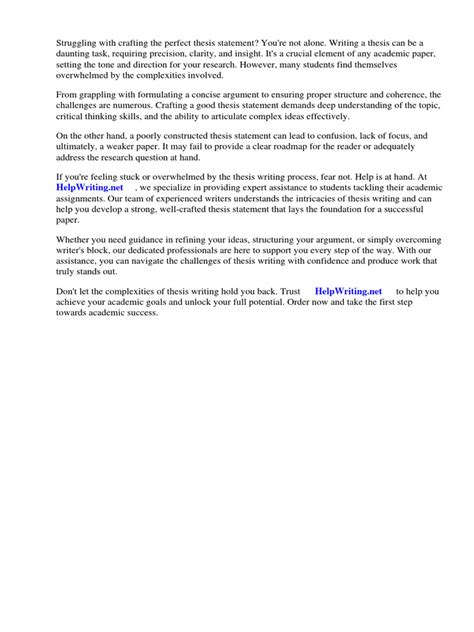 Sample Good And Bad Thesis Statements Pdf Essays Thesis