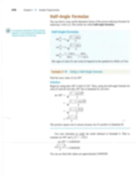 SOLUTION Trigonometry Multiple Angle And Product To Sum Formulas Studypool