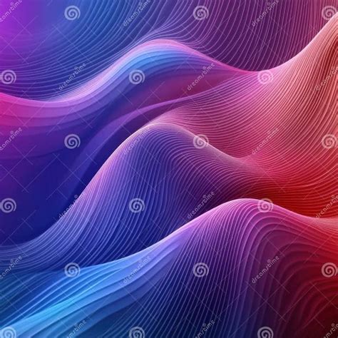 Colorful Abstract Wave Patterns Create A Dynamic Visual Experience In Vibrant Hues At A Digital