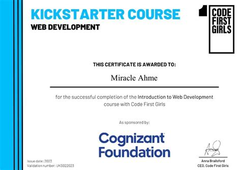 Miracle A On Linkedin Cfg Webdevelopment Html Css Javascript Share