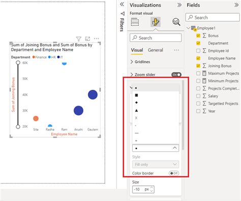 Power Bi Format Scatter Chart Geeksforgeeks