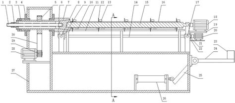 一种方形纸管精切机的制作方法2
