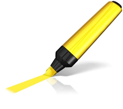 Highlighters Clipart