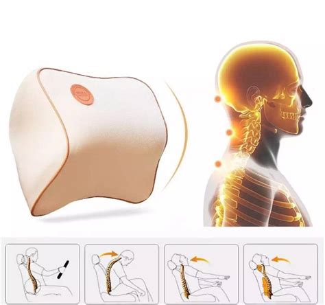 ุชุดเบาะหมอนสุขภาพรองรับหลังรองคอในรถหรือในบ้าน Memory Foam แท้ 100