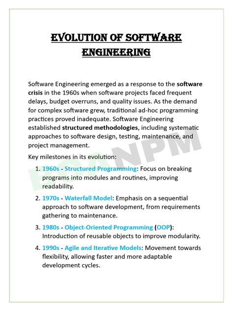 Software Engineering Notes Pdf Software Testing Software Development Process