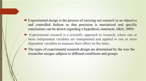 Experimental Design Pptx